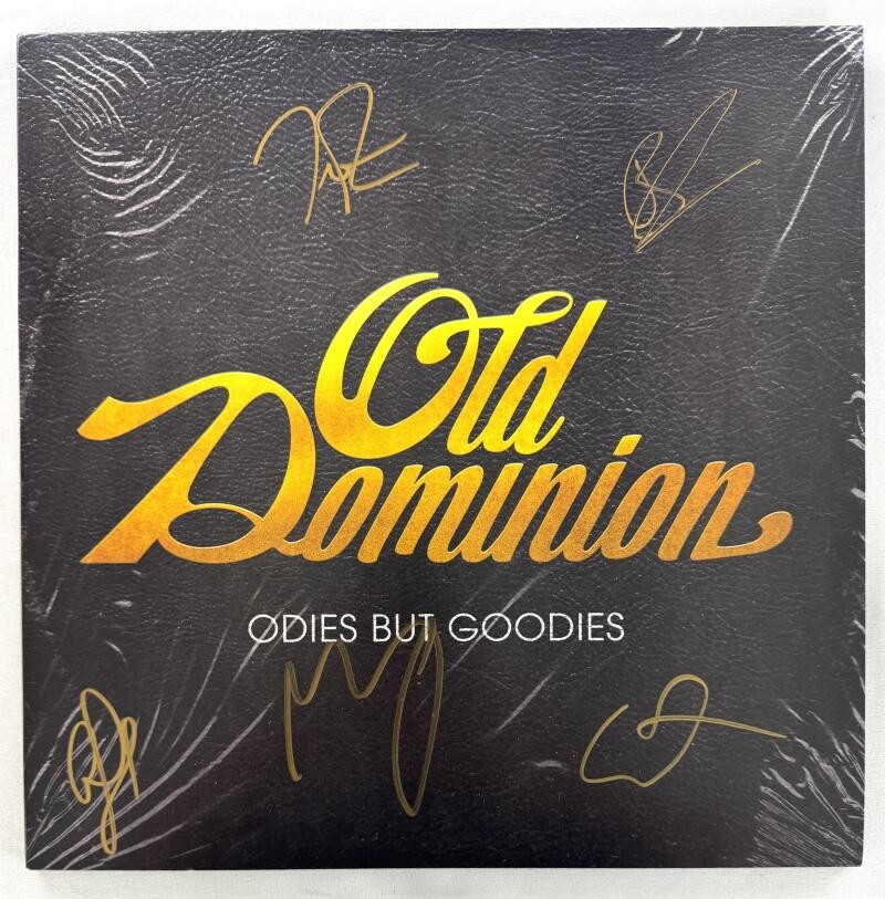 Old Dominion Full Band Signed Autograph Album Vinyl Record LP Odies but ...