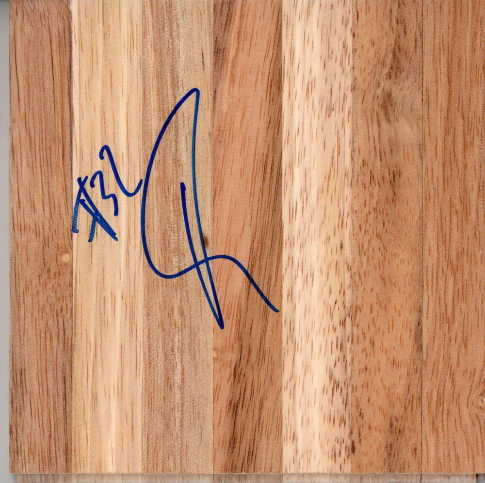 DERRICK CARACTER SIGNED AUTOGRAPH - PARQUET FLOORBOARD - LOS ANGELES ...
