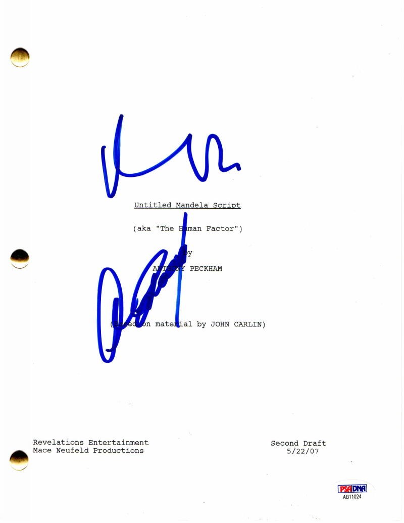 CLINT EASTWOOD & MATT DAMON CAST SIGNED AUTOGRAPH - INVICTUS FULL MOVIE ...