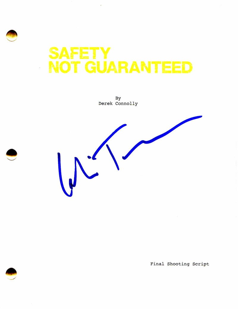 COLIN TREVORROW SIGNED AUTOGRAPH - SAFETY NOT GUARANTEED FULL MOVIE ...