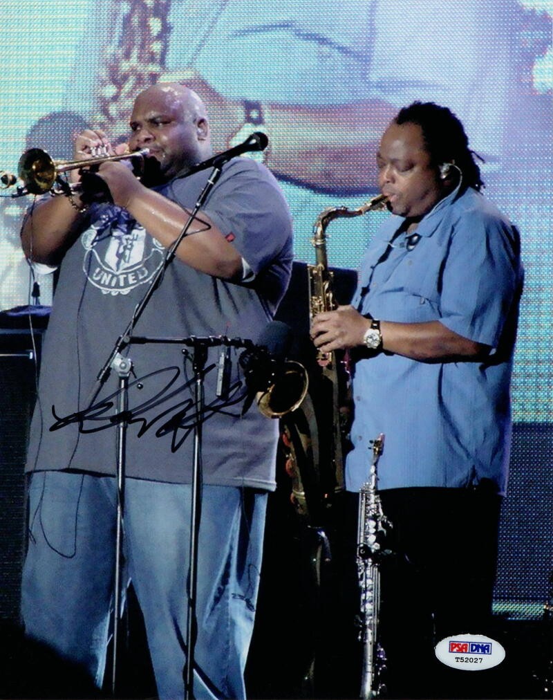 RASHAWN ROSS SIGNED 8x10 PHOTO - WITH LEROI DAVE MATTHEWS BAND ...