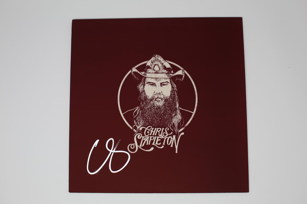 CHRIS STAPLETON SIGNED AUTOGRAPH ALBUM VINYL RECORD C - FROM A ROOM ...