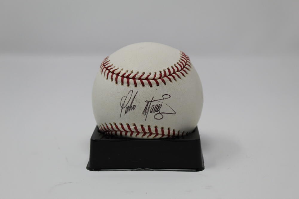 PEDRO MARTINEZ SIGNED AUTOGRAPH OFFICIAL MAJOR LEAGUE BASEBALL - HOF ...
