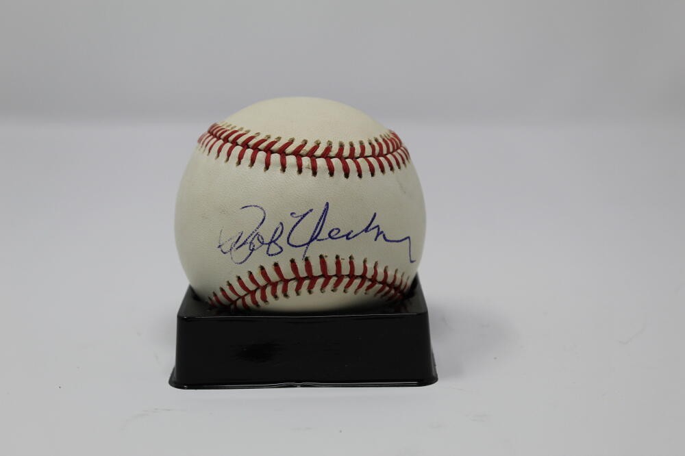 BOB UECKER SIGNED AUTOGRAPH OMLB ONLB BASEBALL - MAJOR LEAGUE STAR VERY ...