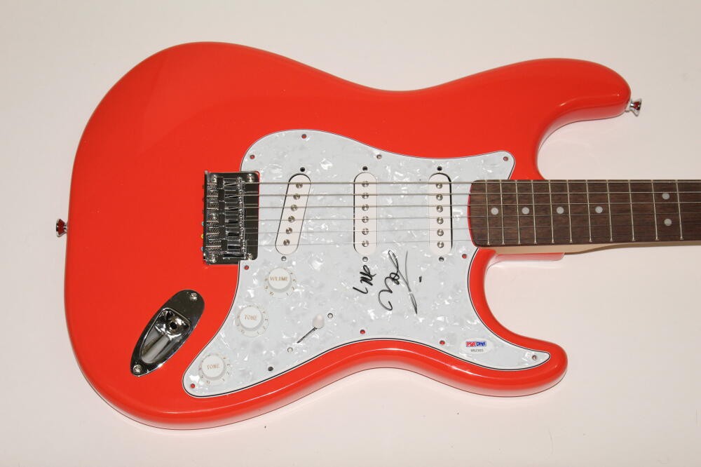 PETER MAX SIGNED AUTOGRAPH FENDER BRAND ELECTRIC GUITAR -PSYCHEDELIC ...