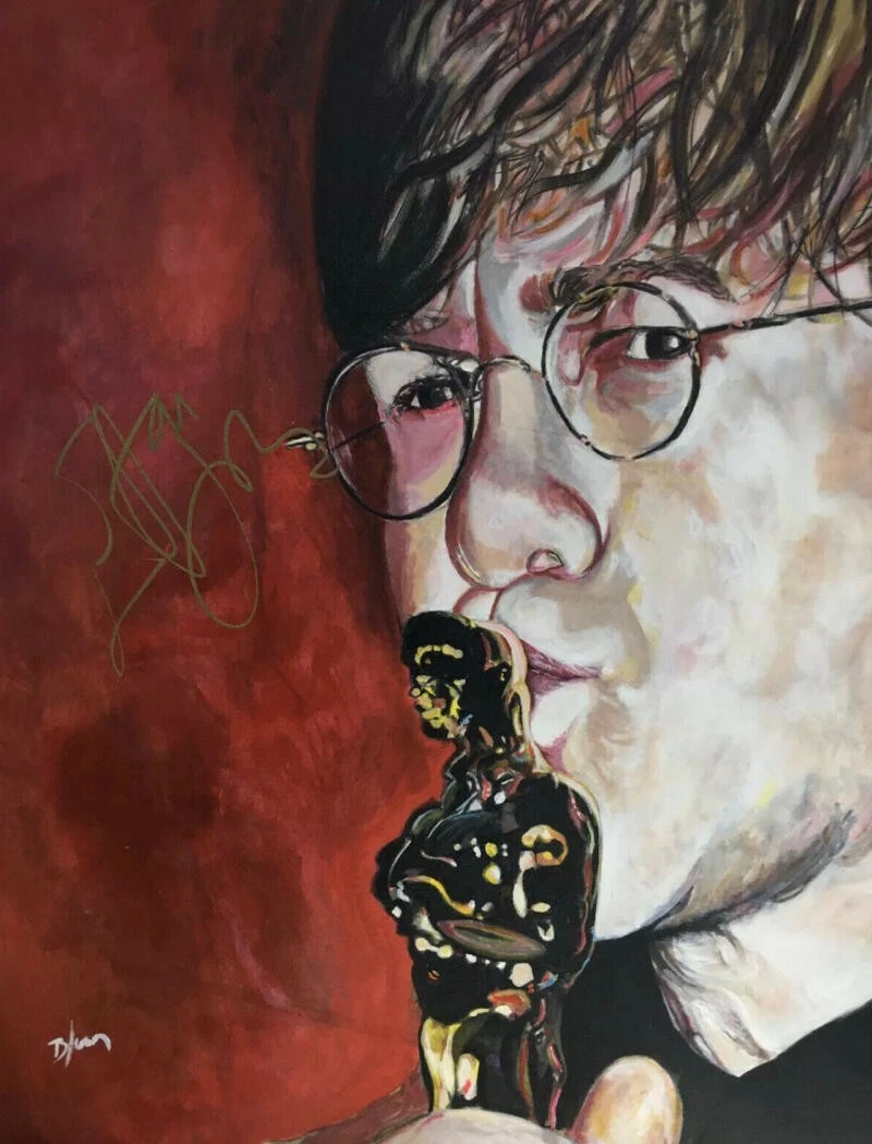 ELTON JOHN SIGNED AUTOGRAPH HUGE ERIC BLOOM CANVAS - CAPTAIN FANTASTIC ...