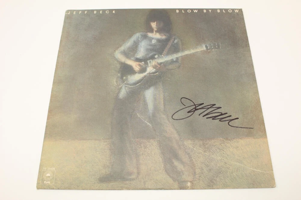 JEFF BECK SIGNED AUTOGRAPH ALBUM VINYL RECORD BLOW BY BLOW YARDBIRDS ...