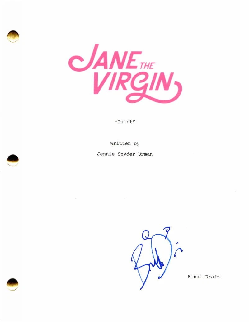 BRETT DIER SIGNED AUTOGRAPH JANE THE VIRGIN FULL PILOT SCRIPT - GINA ...