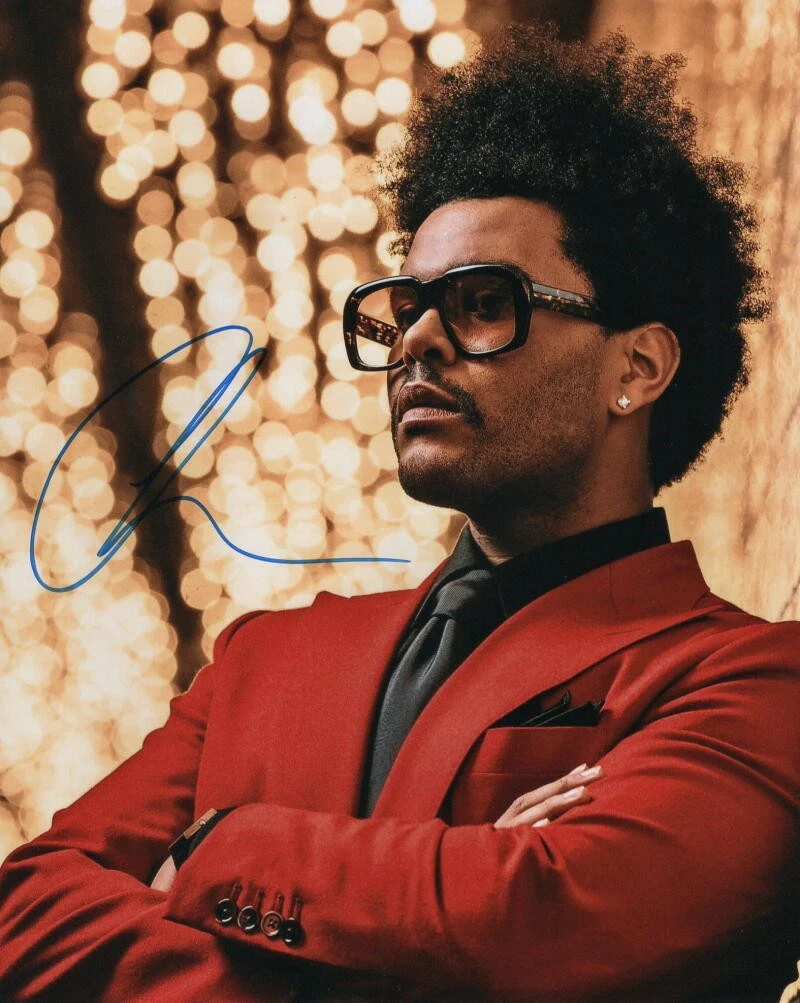 THE WEEKND SIGNED AUTOGRAPH 8X10 PHOTO - BEAUTY BEHIND THE MADNESS ...