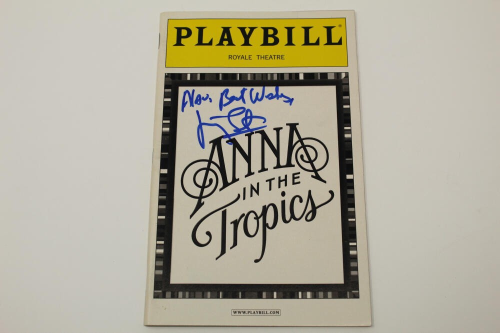 JIMMY SMITS SIGNED AUTOGRAPH "ANNA IN THE TROPICS" ORIGINAL BROADWAY ...