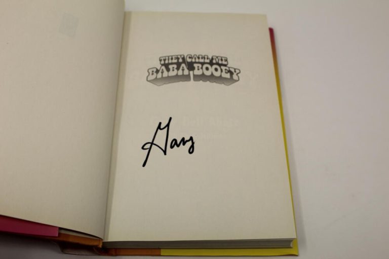 GARY DELL'ABATE SIGNED AUTOGRAPH THEY CALL ME BABA BOOEY BOOK HOWARD ...