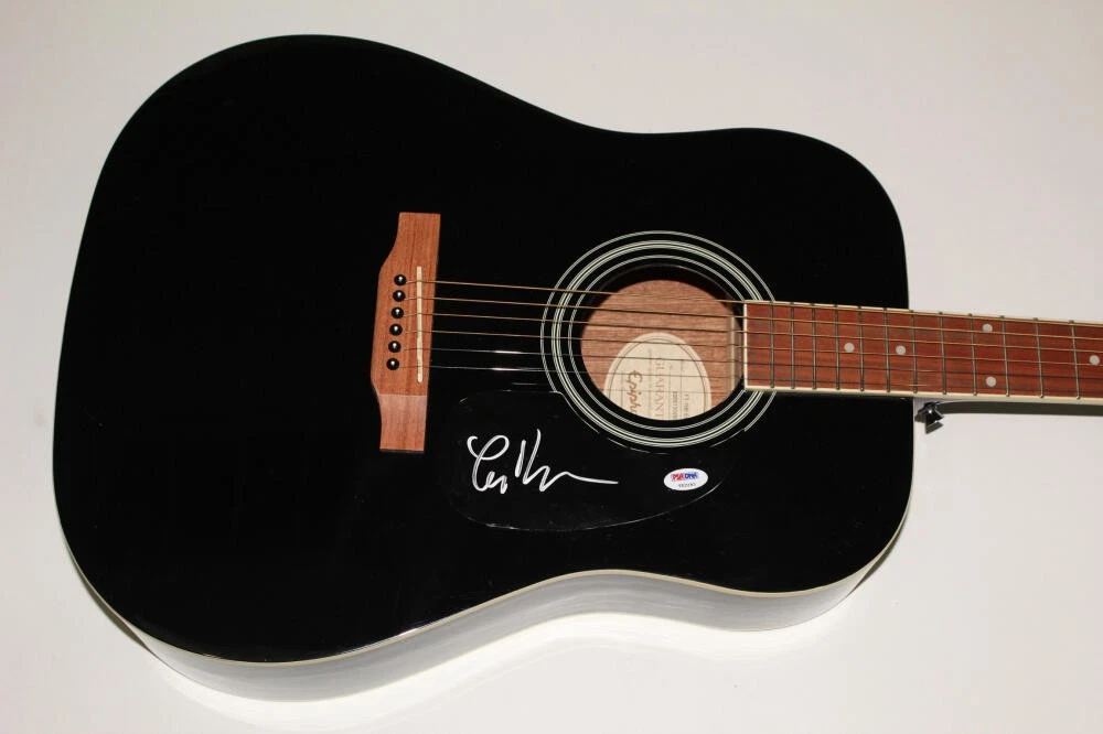 LINDSEY BUCKINGHAM SIGNED AUTOGRAPH GIBSON EPIPHONE ACOUSTIC GUITAR ...