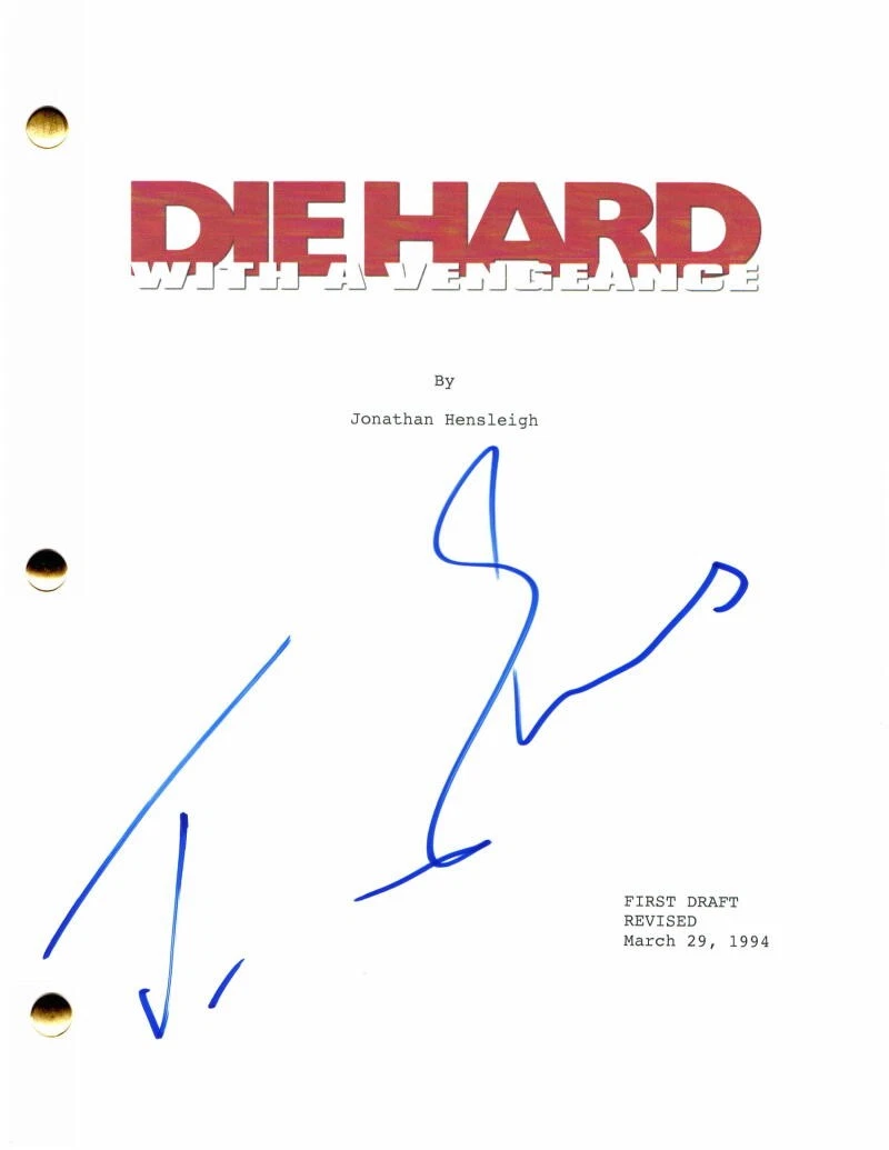 JEREMY IRONS SIGNED AUTOGRAPH DIE HARD WITH A VENGEANCE FULL MOVIE ...
