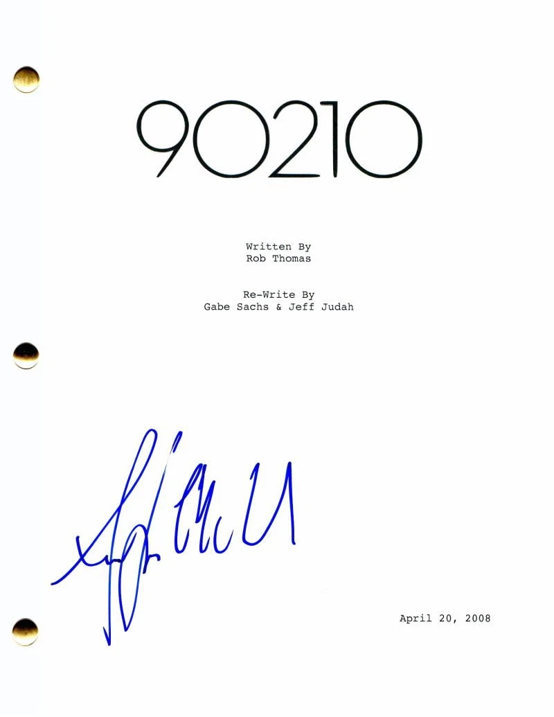 ANNALYNNE MCCORD SIGNED AUTOGRAPH 90210 FULL PILOT SCRIPT - NIP/TUCK ...