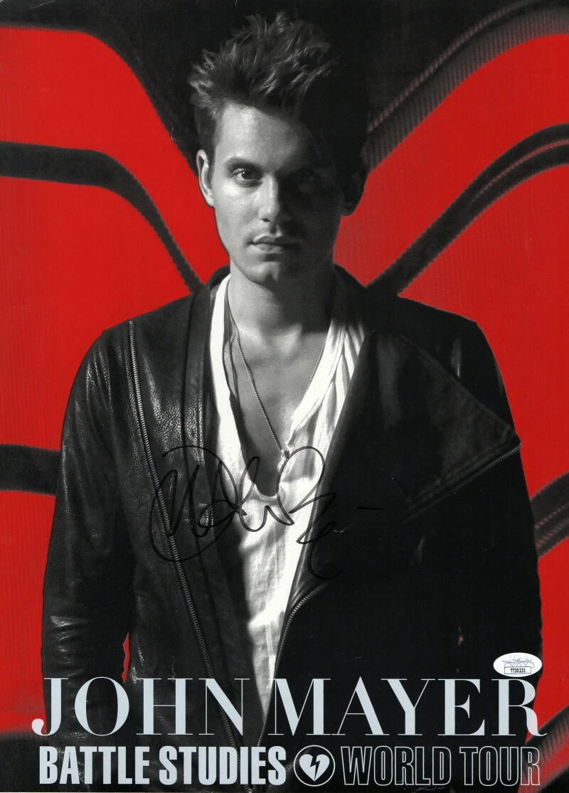 JOHN MAYER SIGNED AUTOGRAPH BATTLE STUDIOS CONCERT TOUR POSTER - VERY ...