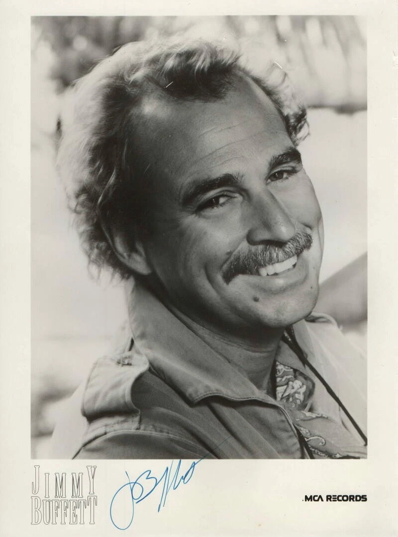 JIMMY BUFFETT SIGNED AUTOGRAPH 8X10 PHOTO - MARGARITAVILLE SINGER, VERY ...