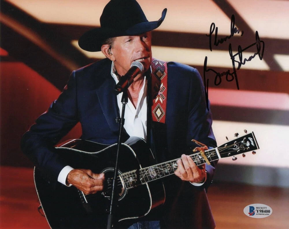 GEORGE STRAIT SIGNED AUTOGRAPH 8x10 PHOTO - KING OF COUNTRY, OUT OF THE ...