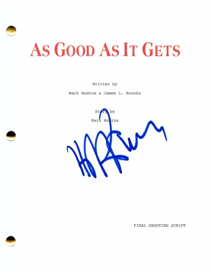 COMPOSER HANS ZIMMER SIGNED AUTOGRAPH AS GOOD AS IT GETS FULL MOVIE ...