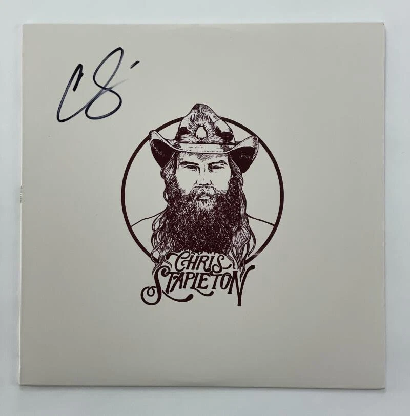 CHRIS STAPLETON SIGNED AUTOGRAPH ALBUM VINYL RECORD FROM A ROOM: VOLUME ...