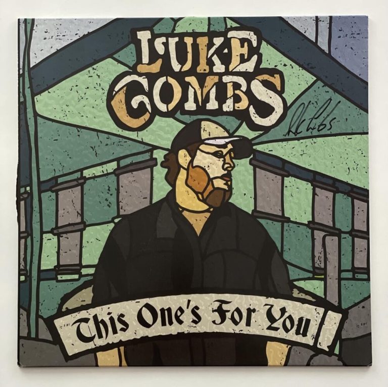 LUKE COMBS SIGNED AUTOGRAPH ALBUM VINYL RECORD - THIS ONE'S FOR YOU ...