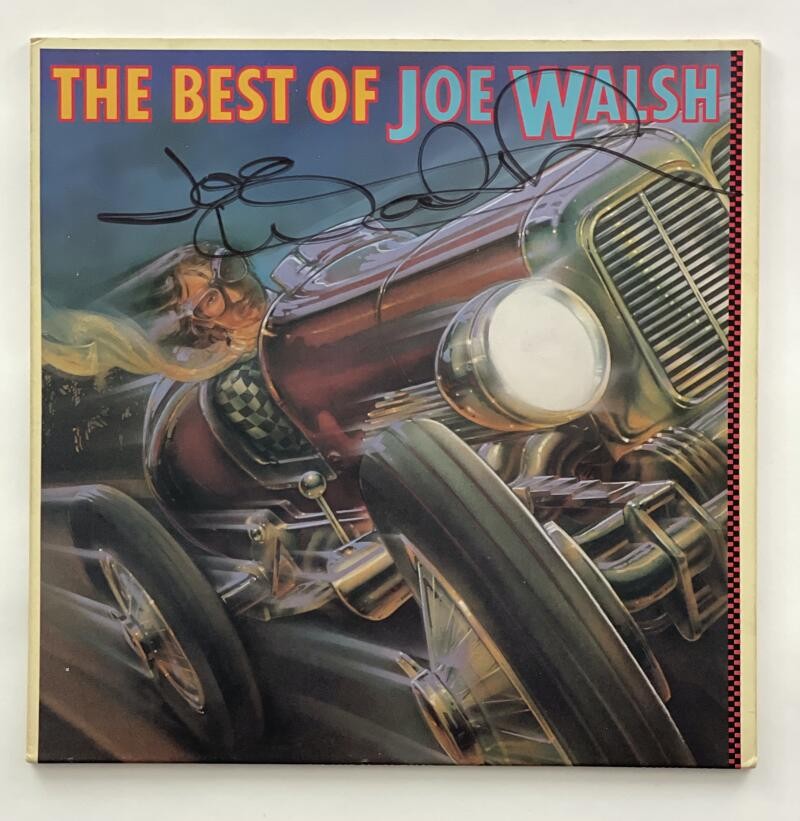 JOE WALSH THE EAGLES SIGNED AUTOGRAPH ALBUM VINYL RECORD - THE BEST OF ...
