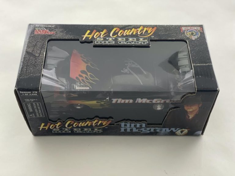 TIM MCGRAW SIGNED AUTOGRAPH HOT COUNTRY STEEL SIGNATURE EDITION DIE ...