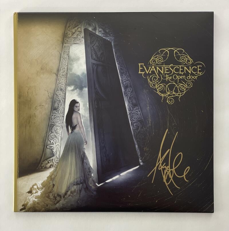 AMY LEE SIGNED AUTOGRAPH ALBUM VINYL RECORD THE OPEN DOOR EVANESCENCE ...