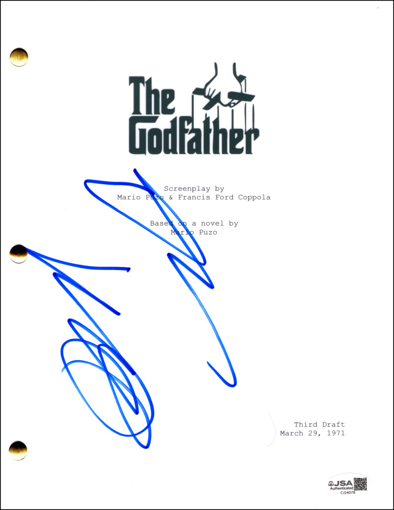 Diane Keaton Signed Autograph The Godfather Full Script Screenplay w ...