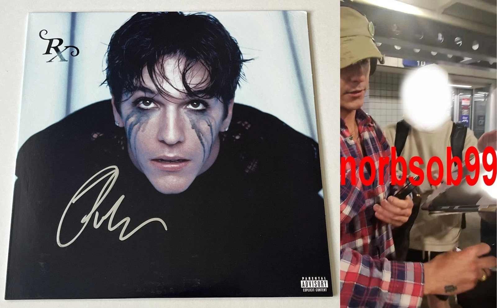 ROLE MODEL SIGNED AUTOGRAPH RX VINYL ALBUM RECORD LP w/EXACT PROOF ...