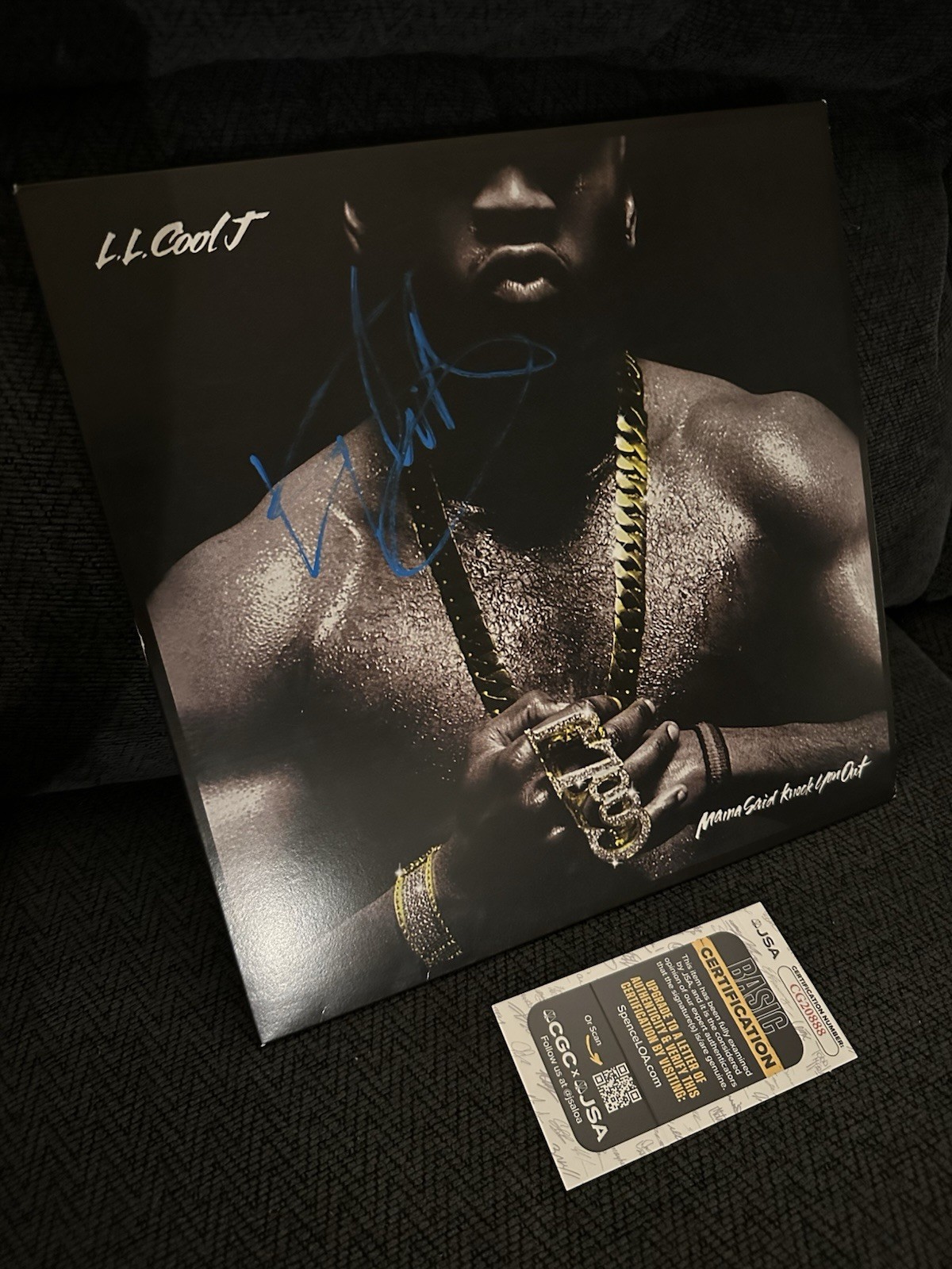 LL Cool J SIGNED Vinyl ALBUM JSA Authenticated COA Mama Said Knock You ...
