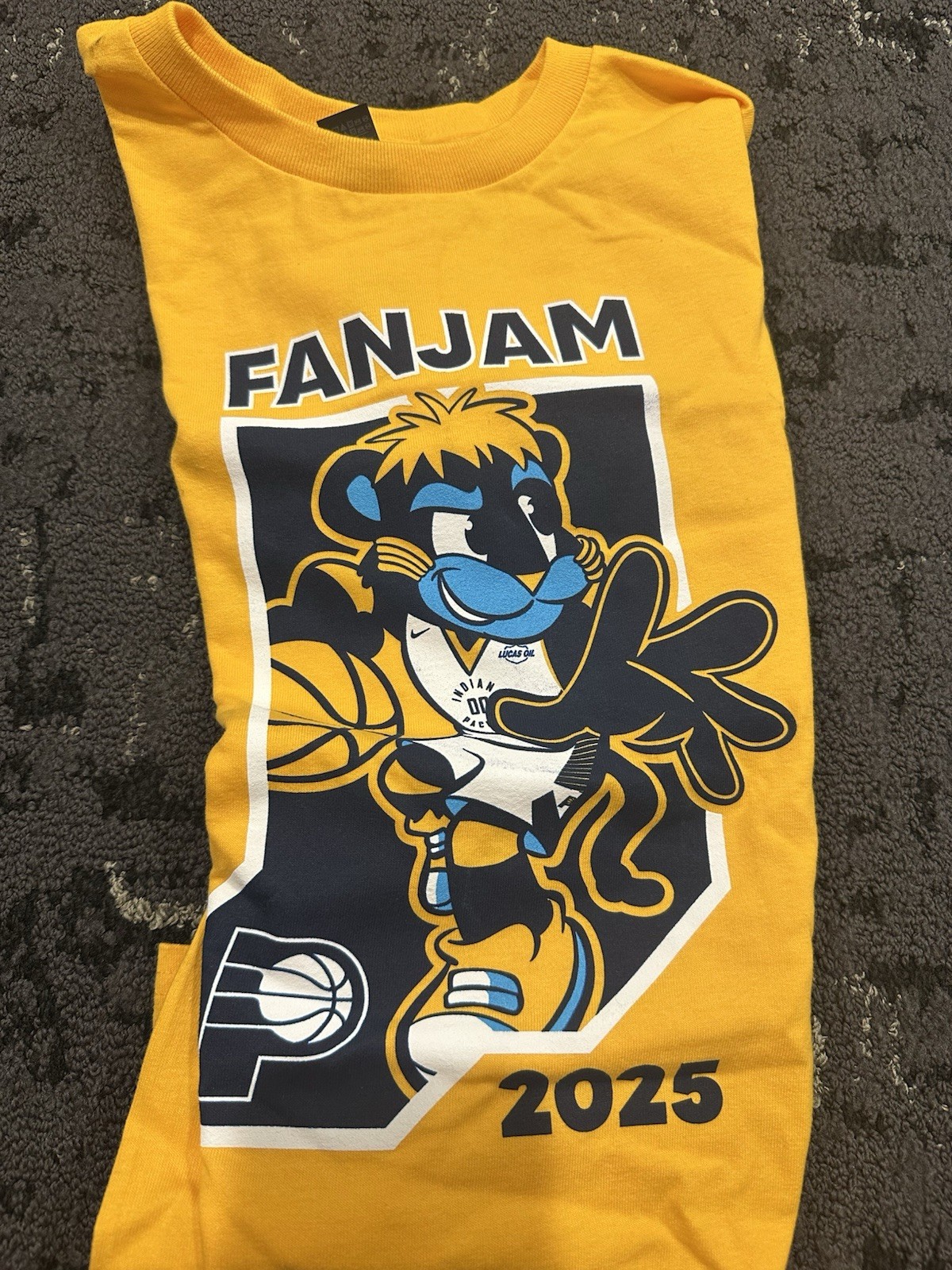 Indiana Pacers Fan Jam T-Shirt Size Child Large 2025-26 Season ...