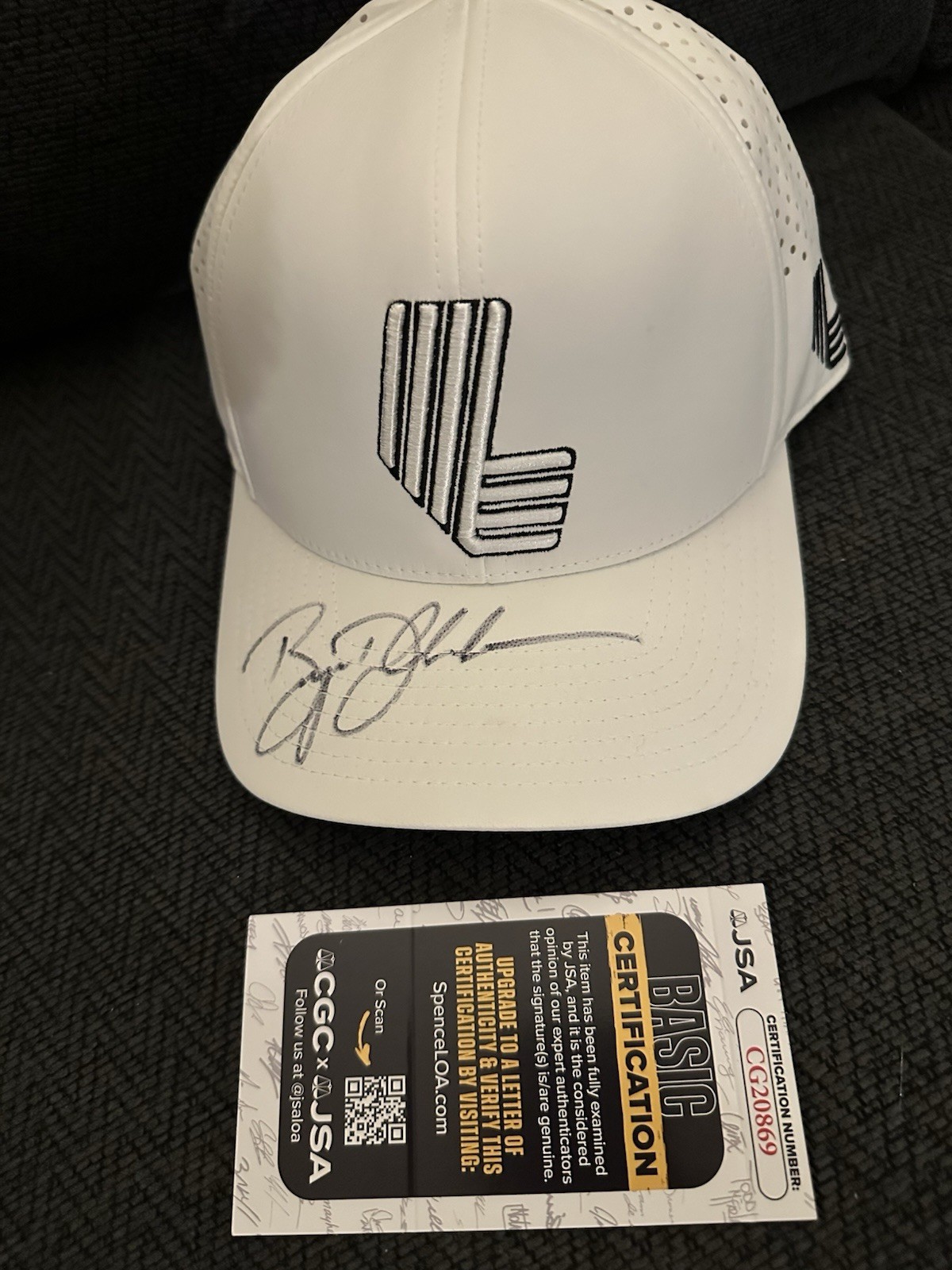 Bryson Dechambeau Signed LIV Golf Hat JSA Authentication COA | Autographia