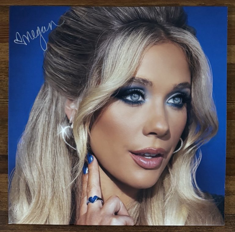 SIGNED Megan Moroney Am I Ok Okay? AUTOGRAPH Blue Vinyl LP Beckett BAS ...