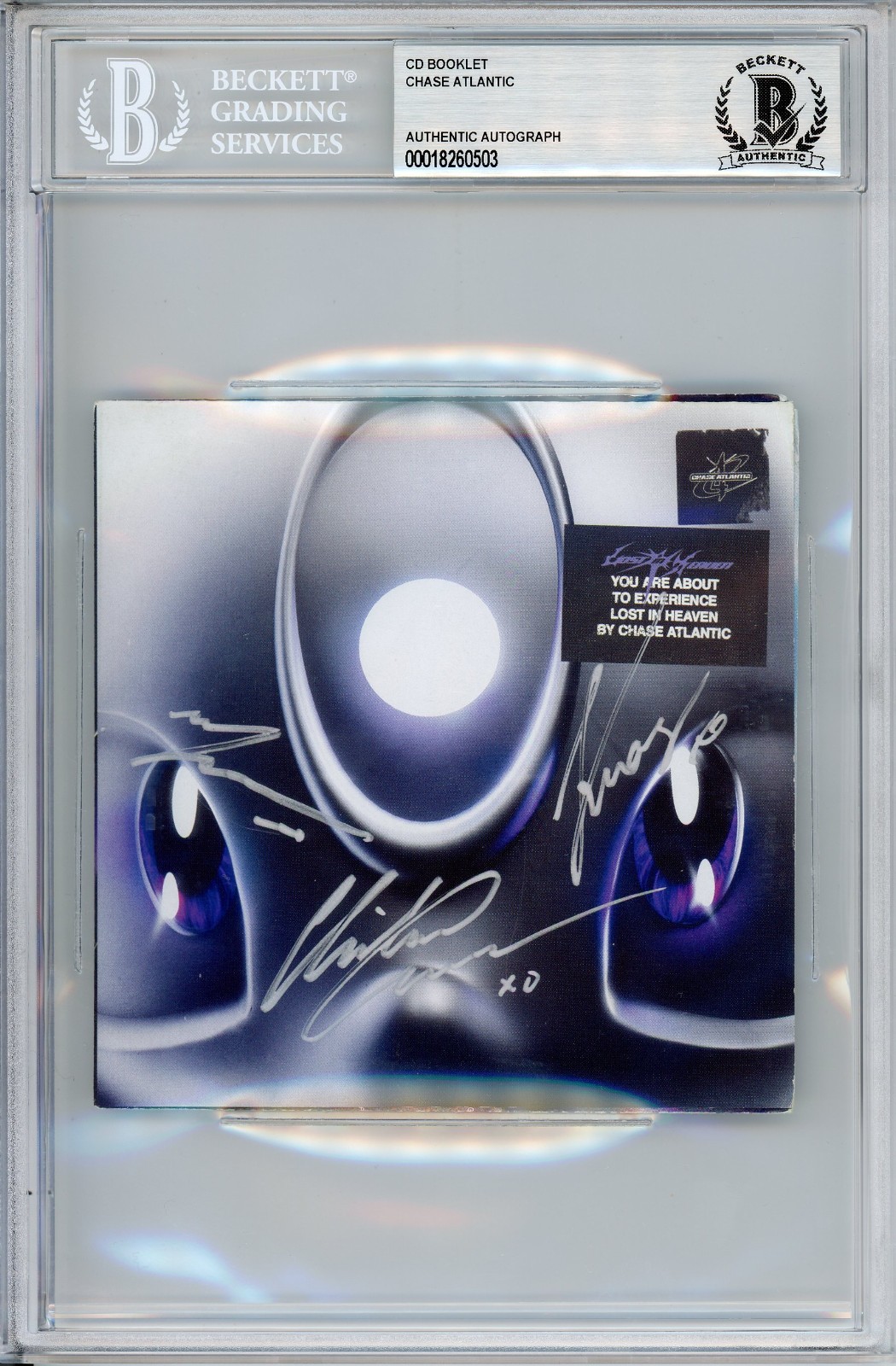 Chase Atlantic AUTOGRAPH SIGNED Lost in Heaven CD BOOK BOOKLET BAS ...