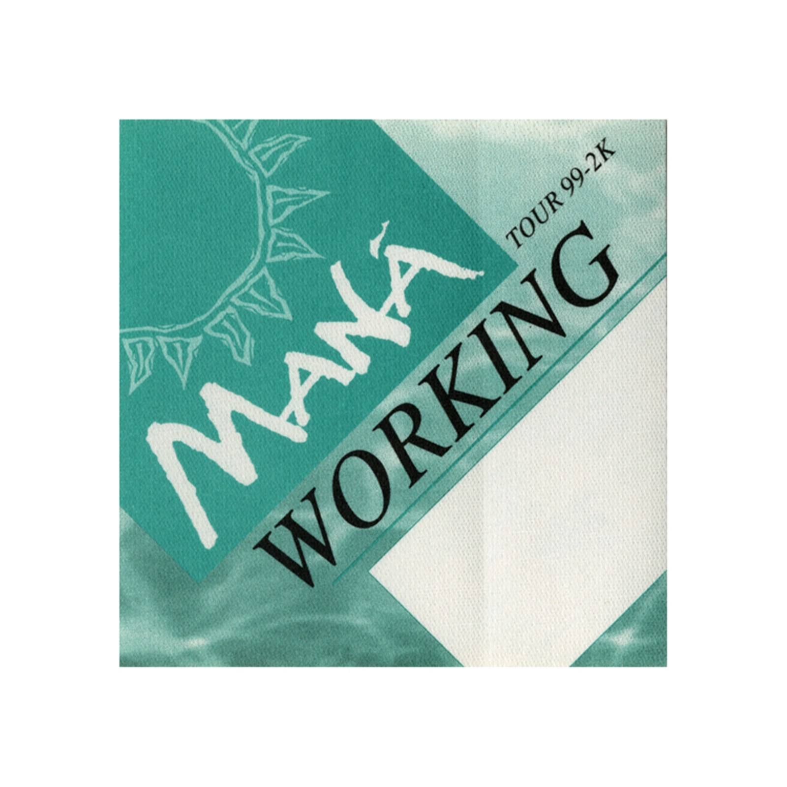 Mana 1999 Unplugged Concert Tour Working Backstage Pass | Autographia