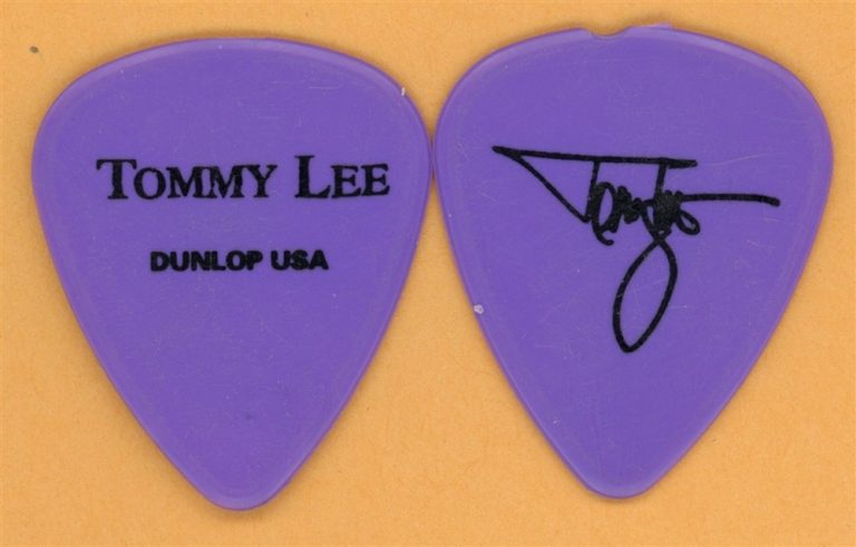 Motley Crue Tommy Lee 2002 Tour Dunlop Color Series Purple v2 Guitar ...