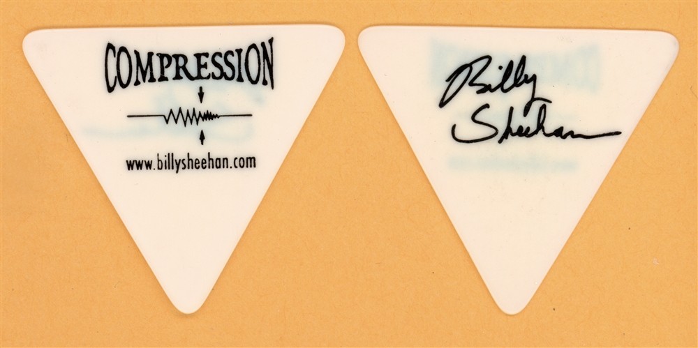 Mr. Big Billy Sheehan David Lee Roth Compression Vintage Guitar Pick ...