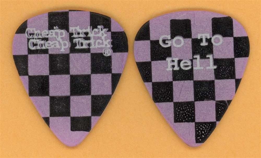 Cheap Trick Tom Petersson Vintage Guitar Pick - 2000 Go To Hell Tour ...