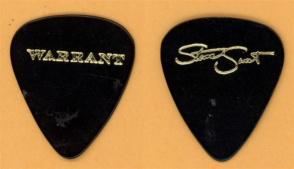 Warrant Steven Sweet Vintage Guitar Pick - 1990 Cherry Pie Tour ...