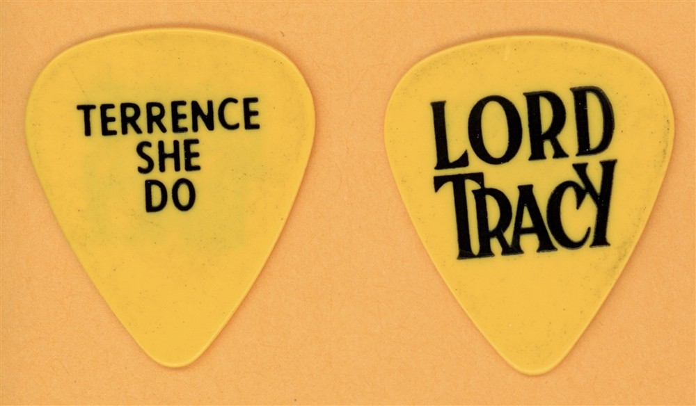 Lord Tracy Terrance Lee Vintage Guitar Pick - 1989 Deaf Gods Tour ...