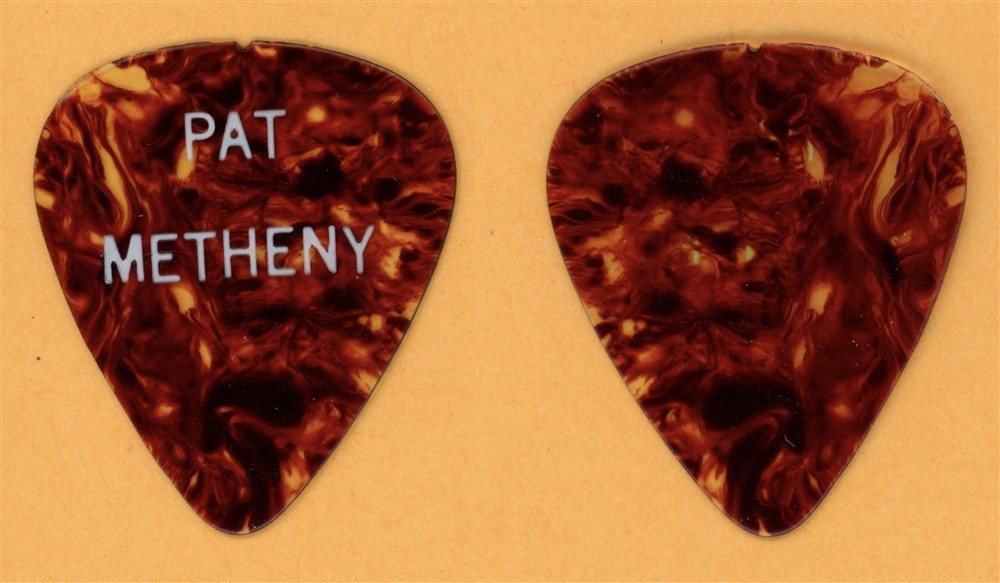 Pat Metheny Group Vintage Guitar Pick - 1989 Letter from Home Tour | Autographia