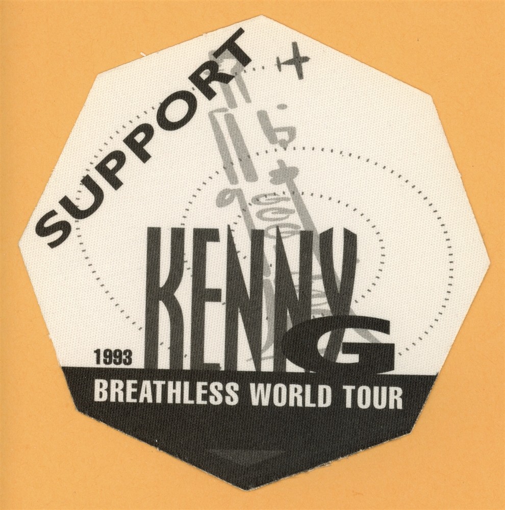 Kenny G 1993 Concert Tour SUPPORT Backstage Pass | Autographia