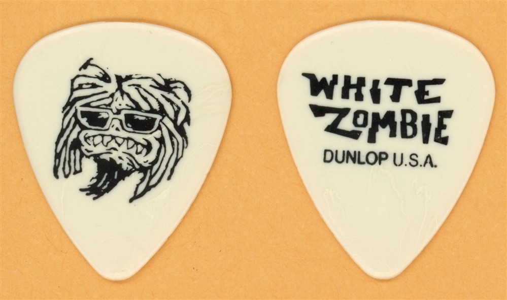 White Zombie Jay Yuenger Vintage Guitar Pick - 1992 La Sexorcisto Tour ...