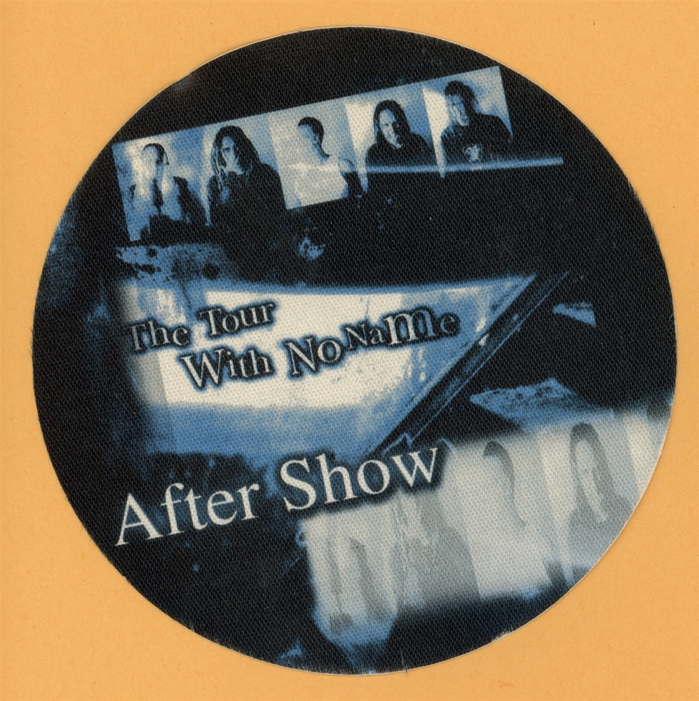 Korn 2002 Tour With No Name Concert Tour After Show Backstage Pass ...