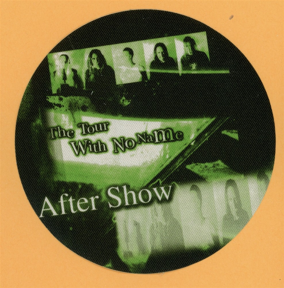 Korn 2002 Tour With No Name Concert Tour After Show Backstage Pass ...
