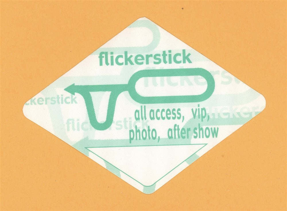 Flickerstick 1997 Chloroform the One You Love Concert Tour Backstage ...