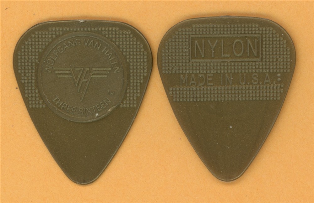 Van Halen EVH Gold Mold Injected Vintage Guitar Pick - 2012 Reunion ...