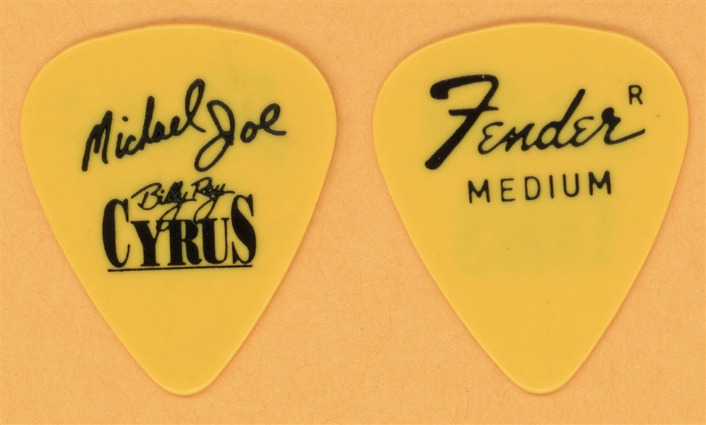 Billy Ray Cyrus Michael Joe Vintage Guitar Pick - 1990's Tour | Autographia