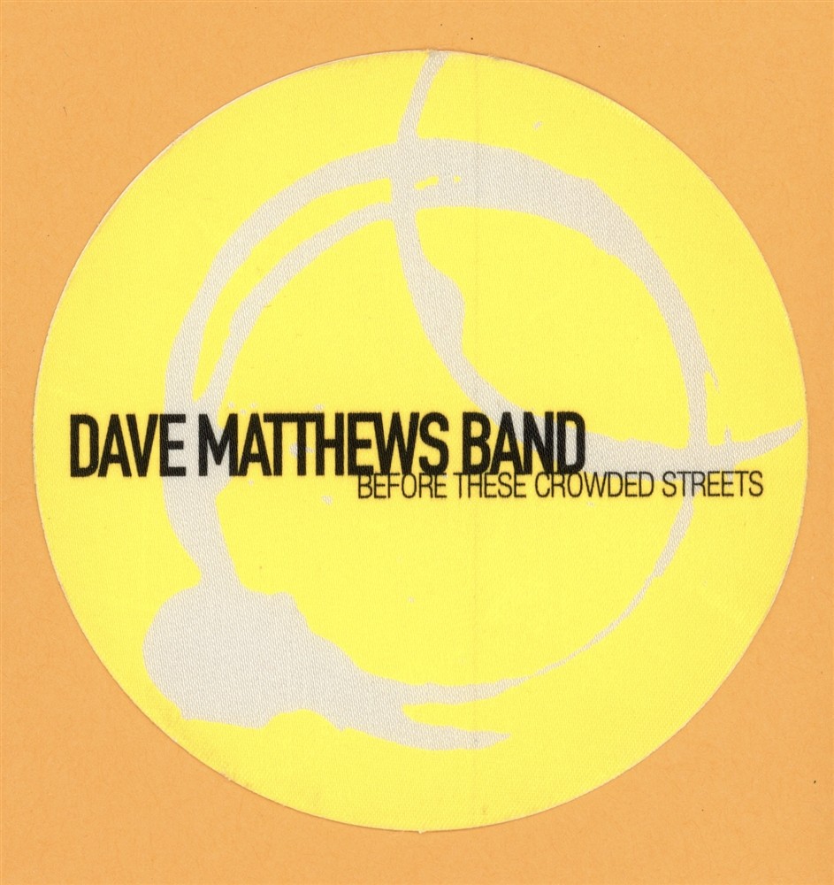 Dave Matthews Band 1998 Before These Crowded Streets Concert Tour ...