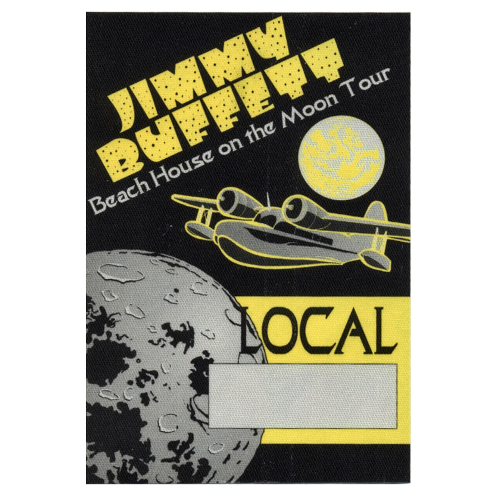 Jimmy Buffett 1999 Beach House on the Moon Concert Tour Local Backstage ...